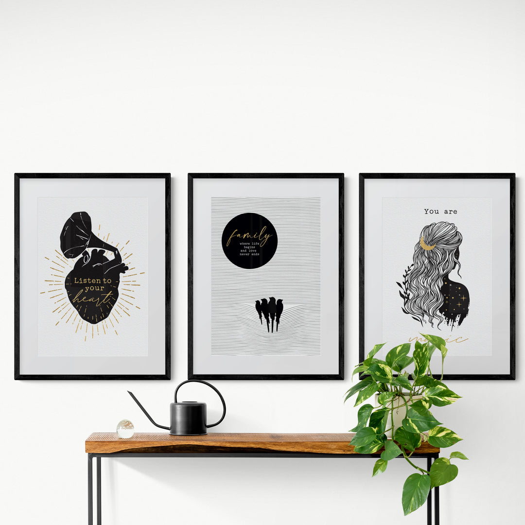 3 ways to effectively decorate a space with framed posters! – Poster ...